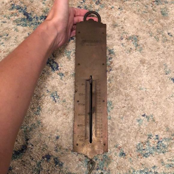 chatillon | Accents | Vintage Chatillon Brass Spring Balance Scale Hook ...